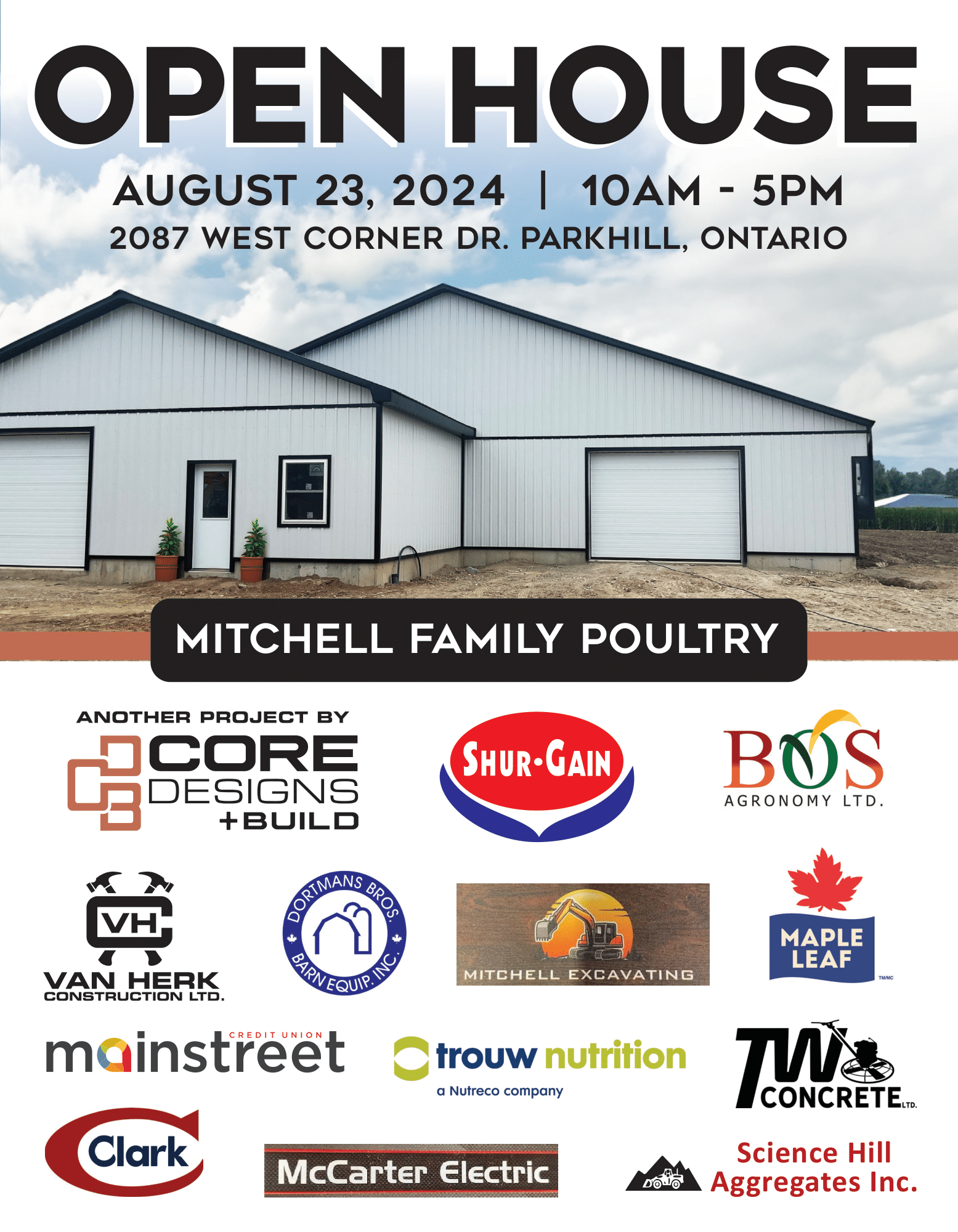 Events - Core Designs + Build | Fullarton, Ontario